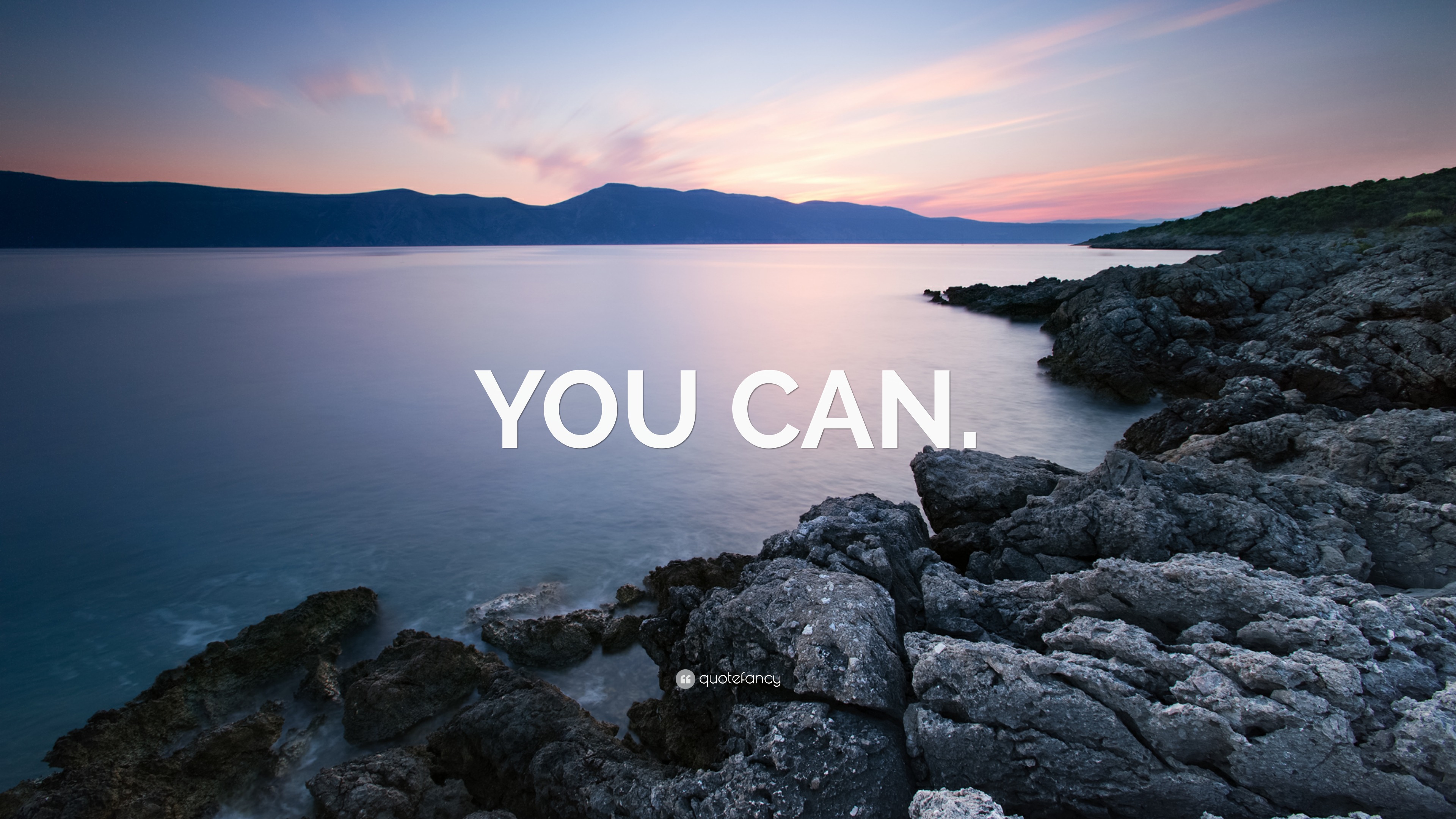 “YOU CAN.” Wallpaper by QuoteFancy