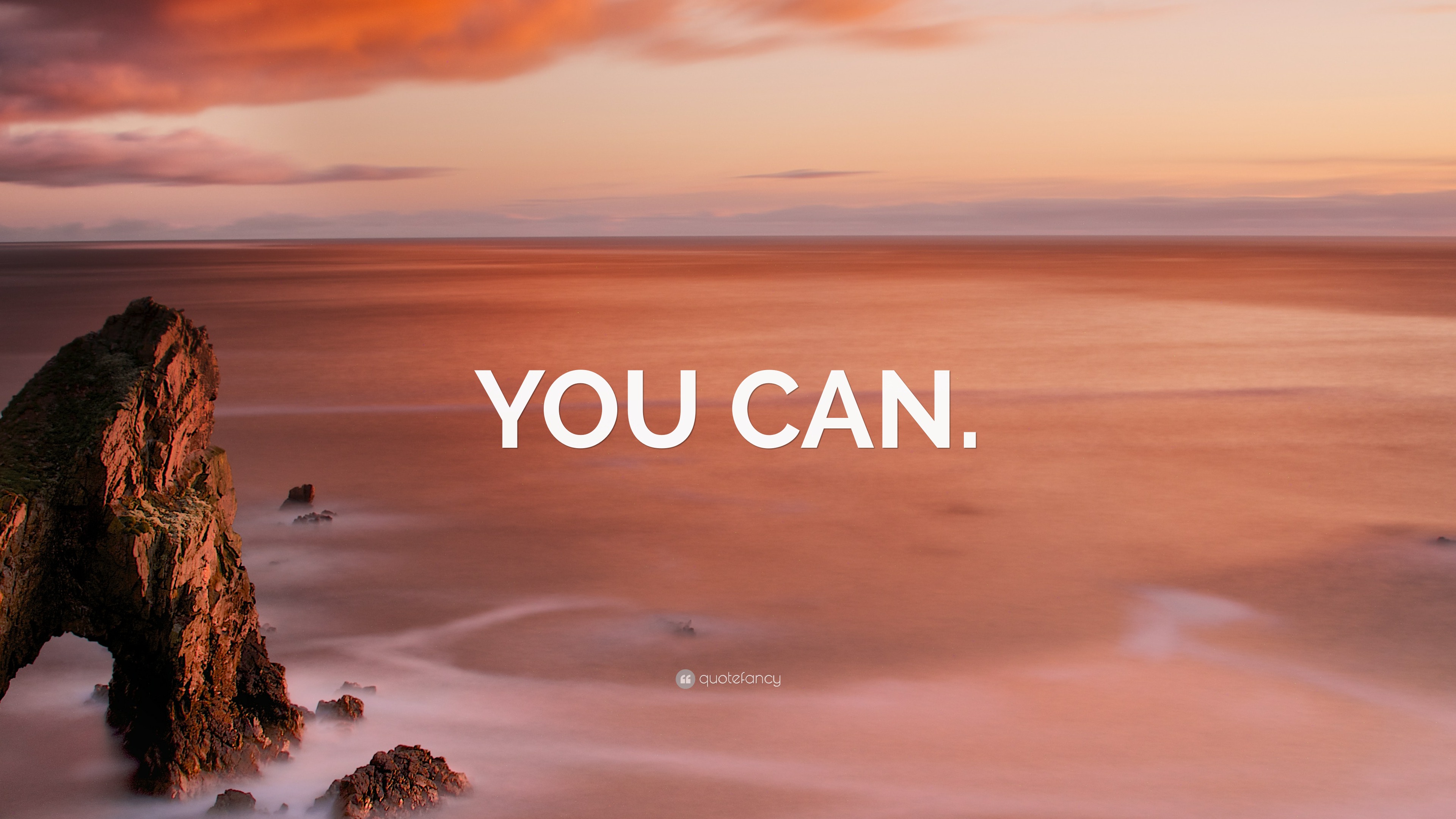 “YOU CAN.” Wallpaper by QuoteFancy