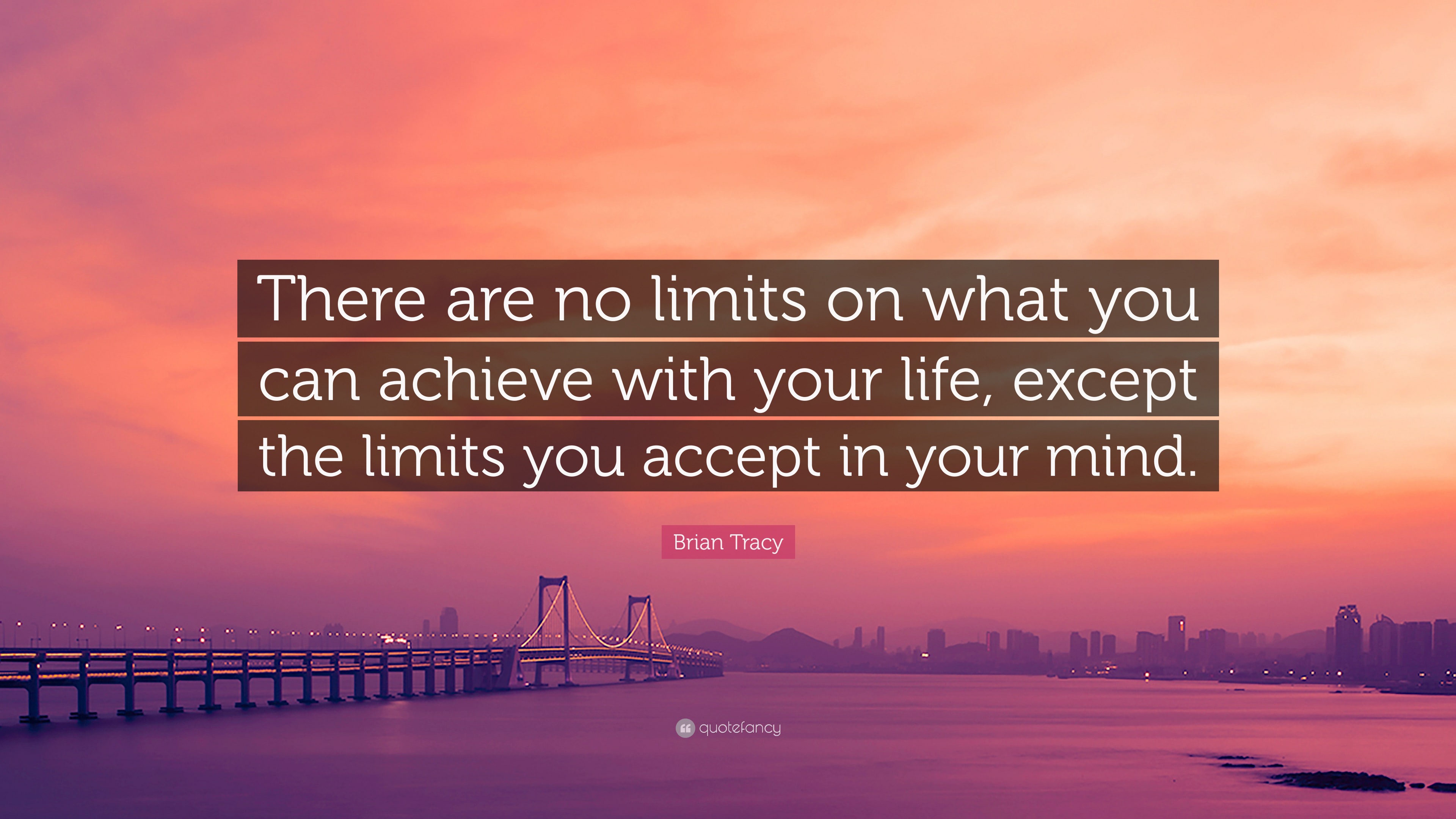 Brian Tracy Quote: “There are no limits on what you can achieve with ...