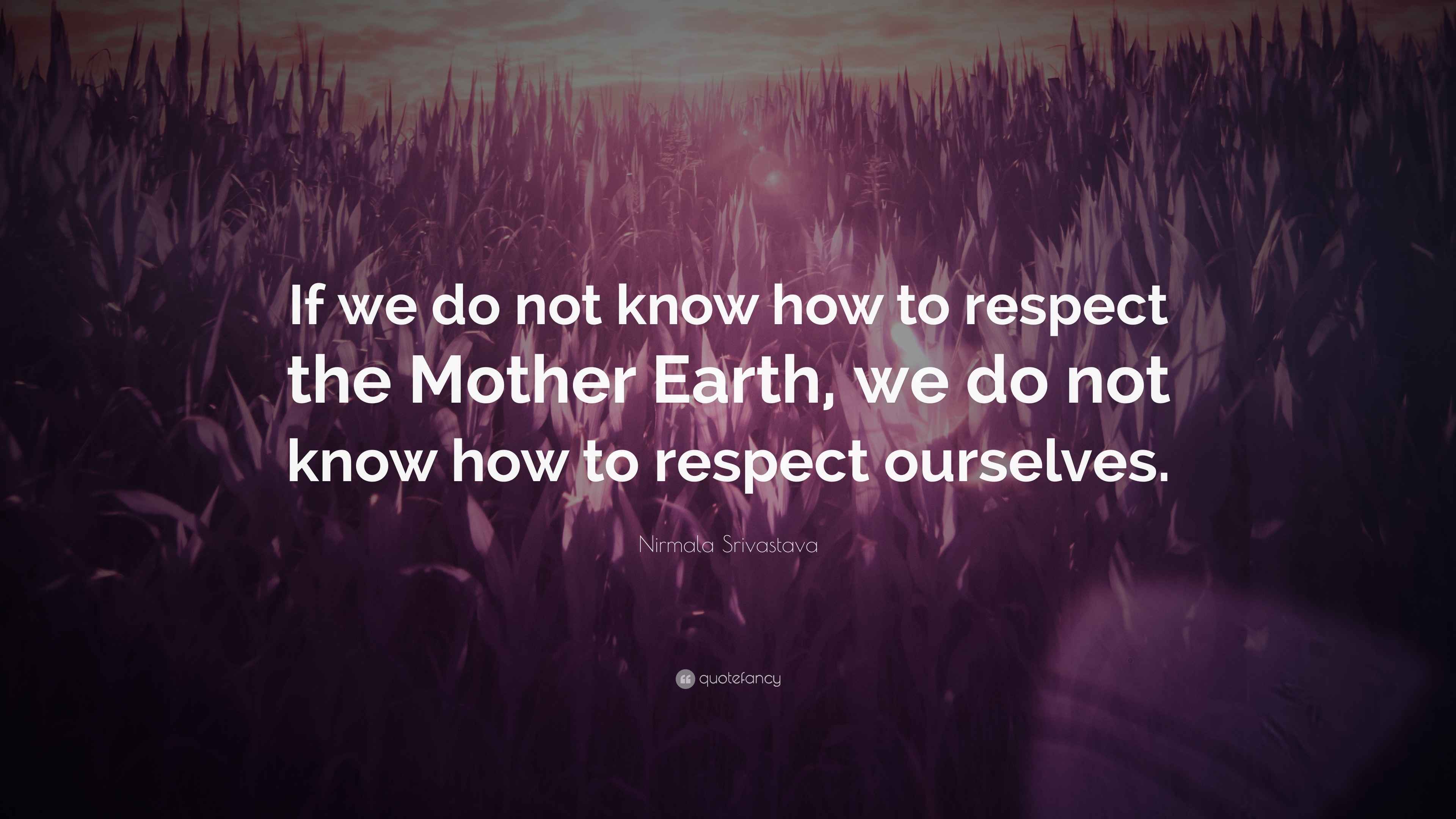 Nirmala Srivastava Quote: “If we do not know how to respect the Mother ...