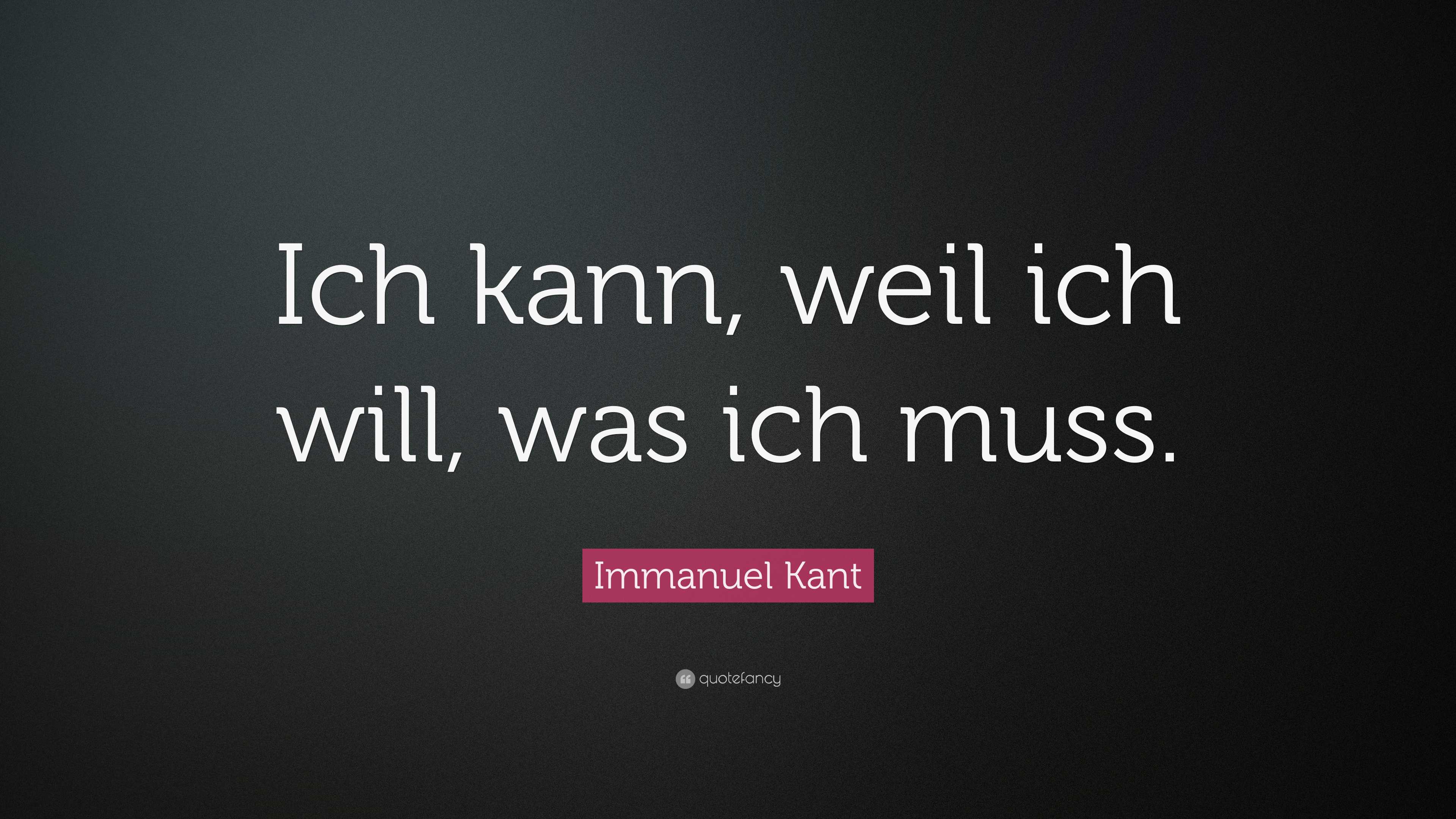 Ich Kann Weil Ich Will Was Ich Muss