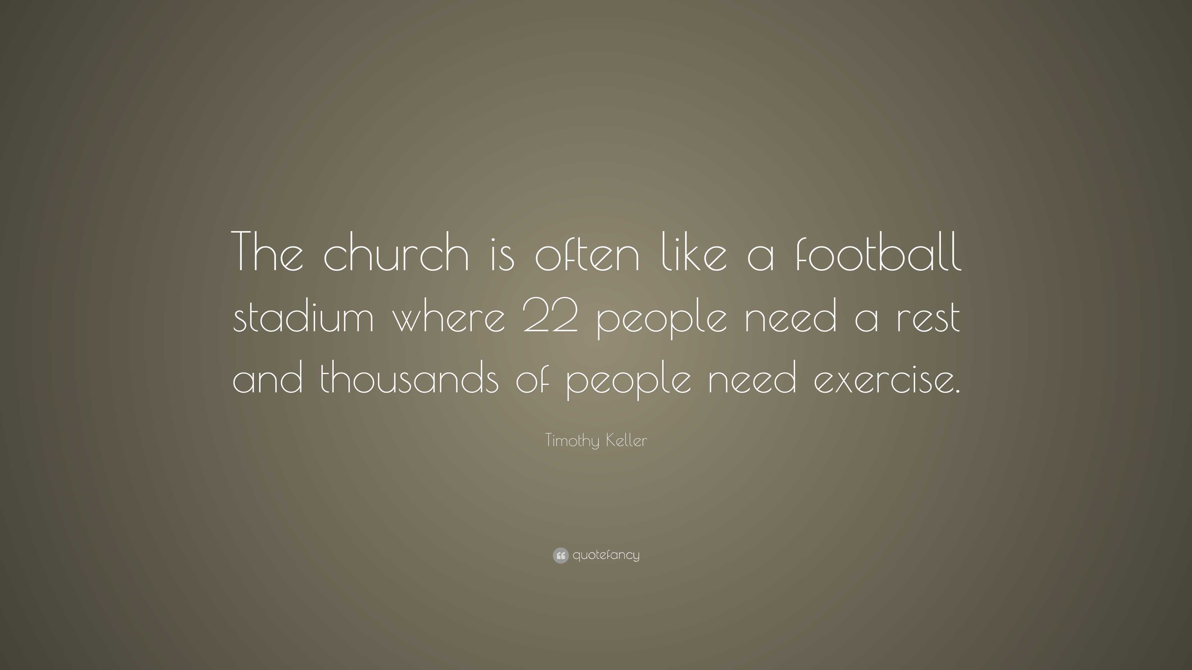 Football And Church Quotes
