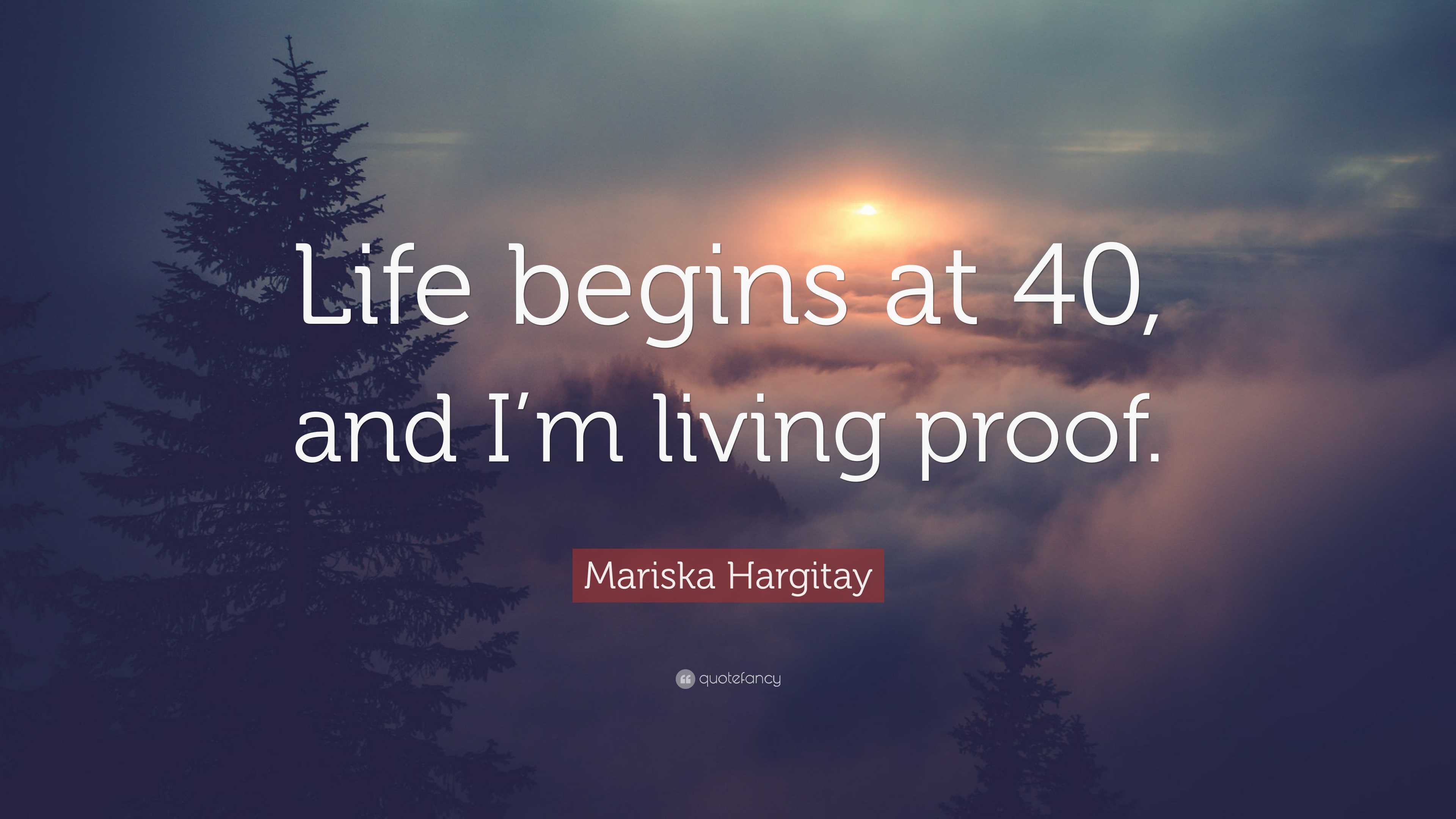 Mariska Hargitay Quote: “Life begins at 40, and I’m living proof.”