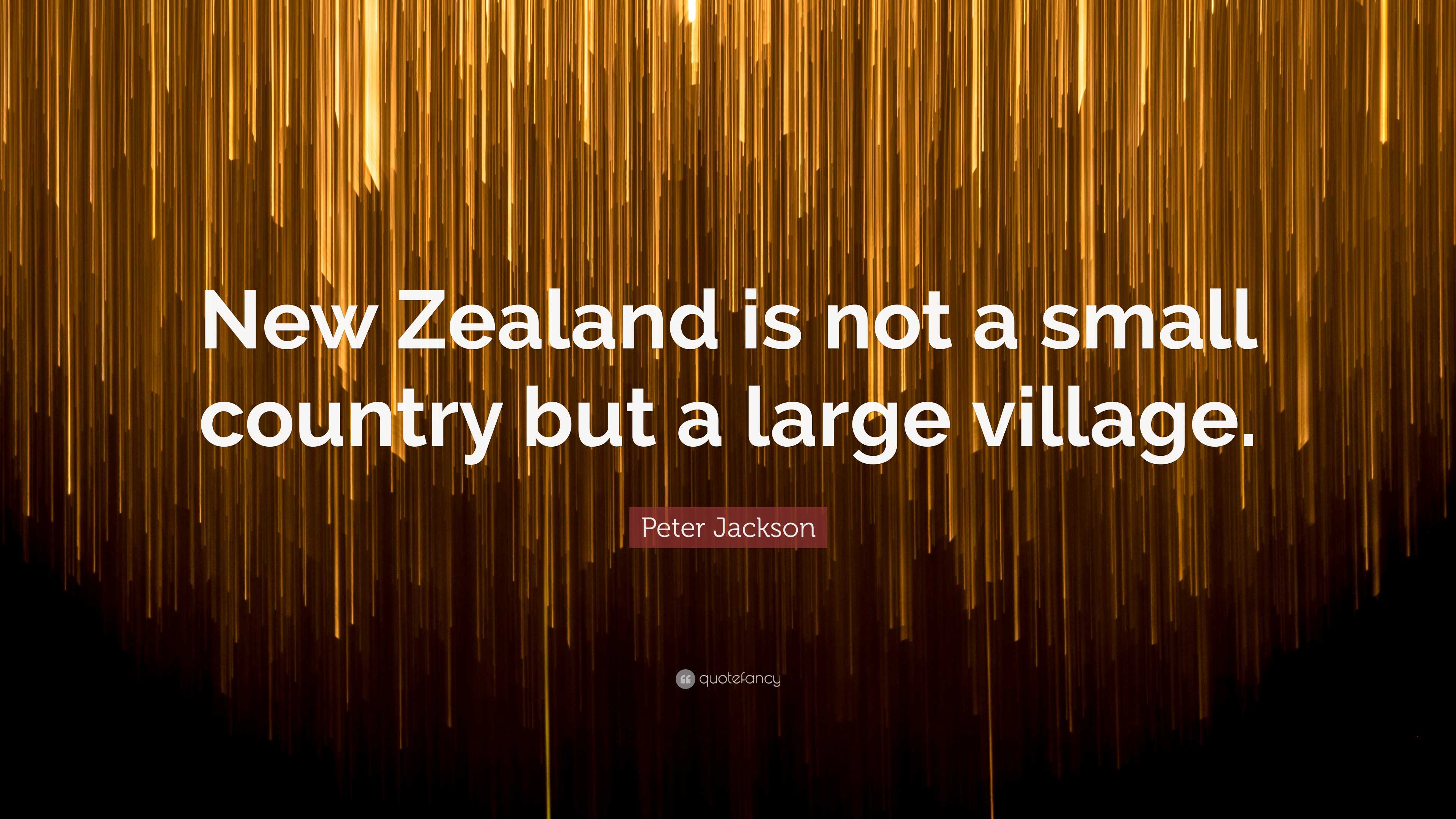 Small Country Quotes