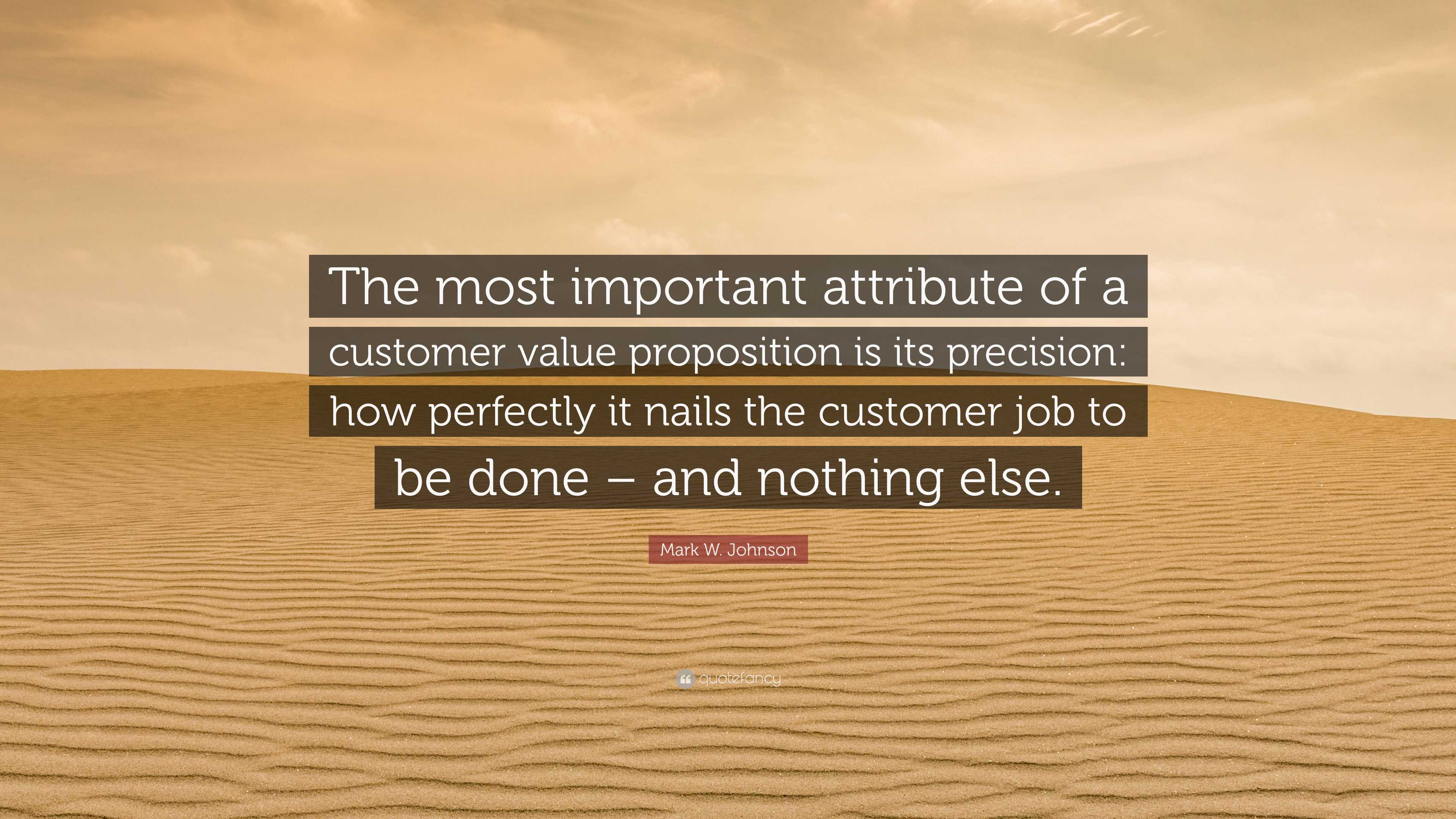 Customer Value Proposition Quotes