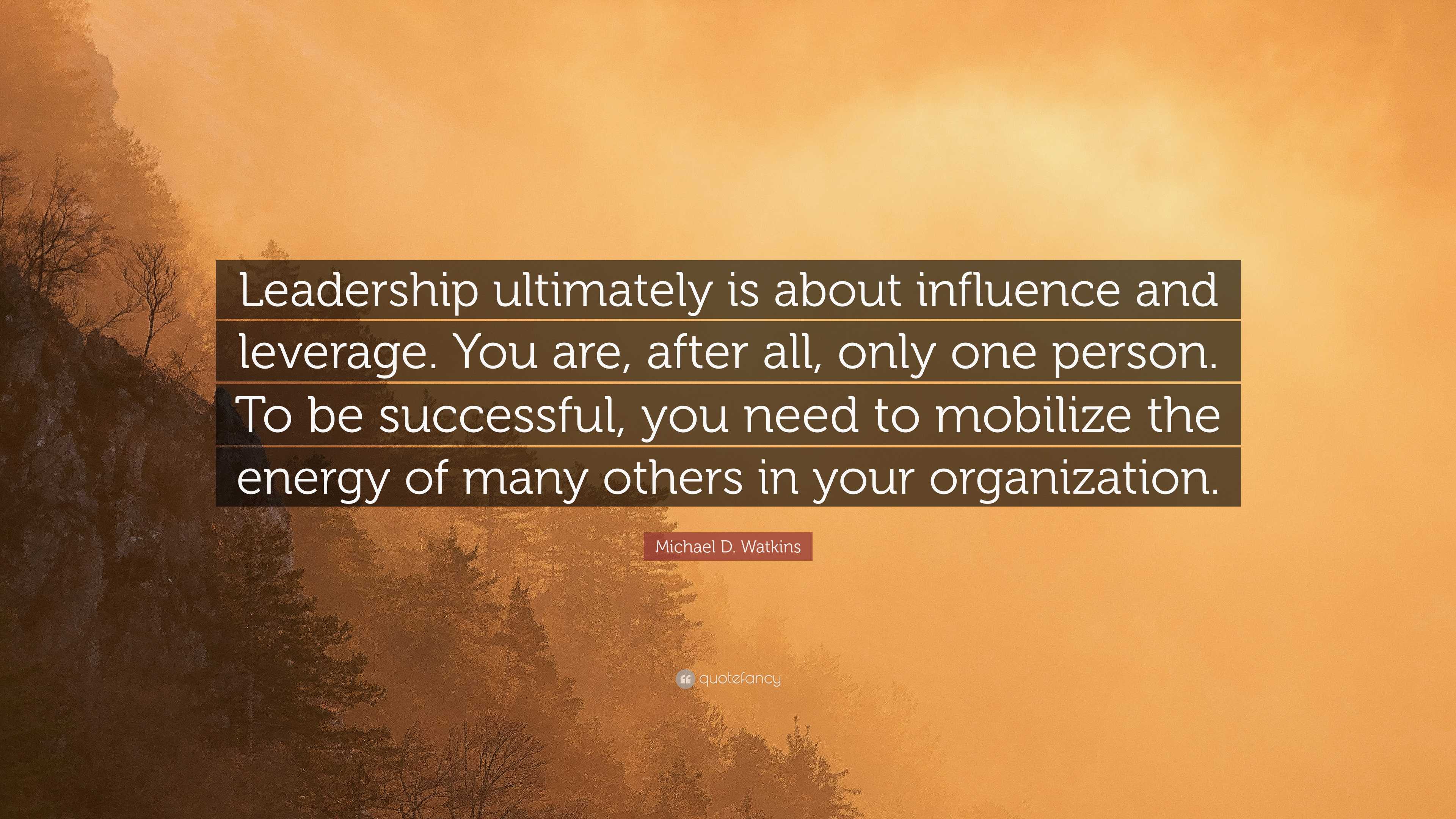 Leverage Leadership Quotes