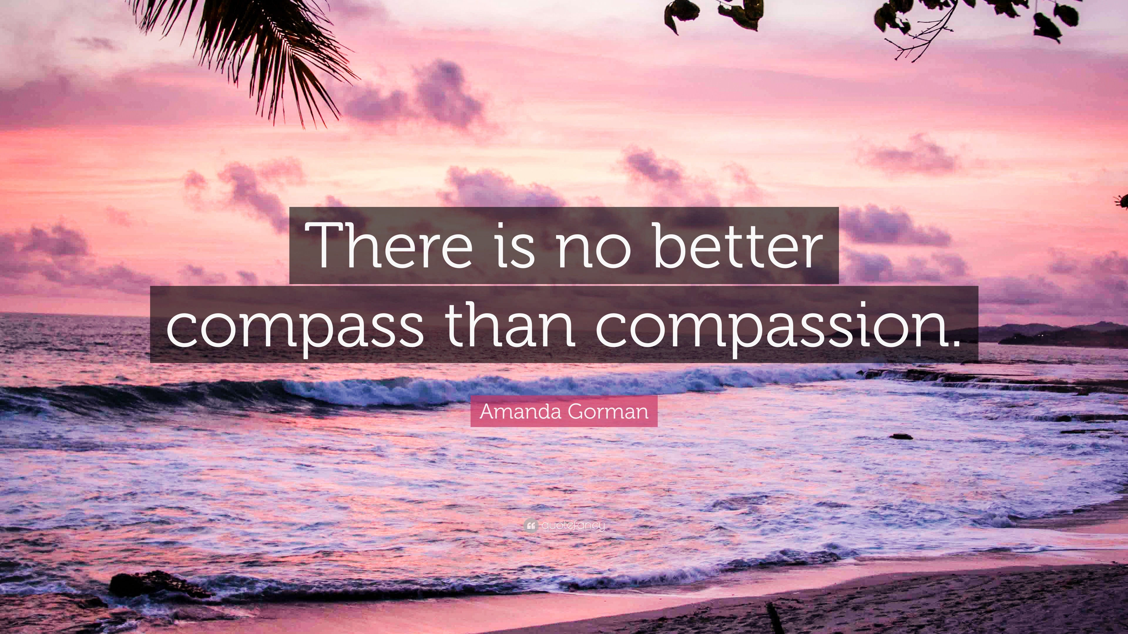 Amanda Gorman Quote: “There is no better compass than compassion.”