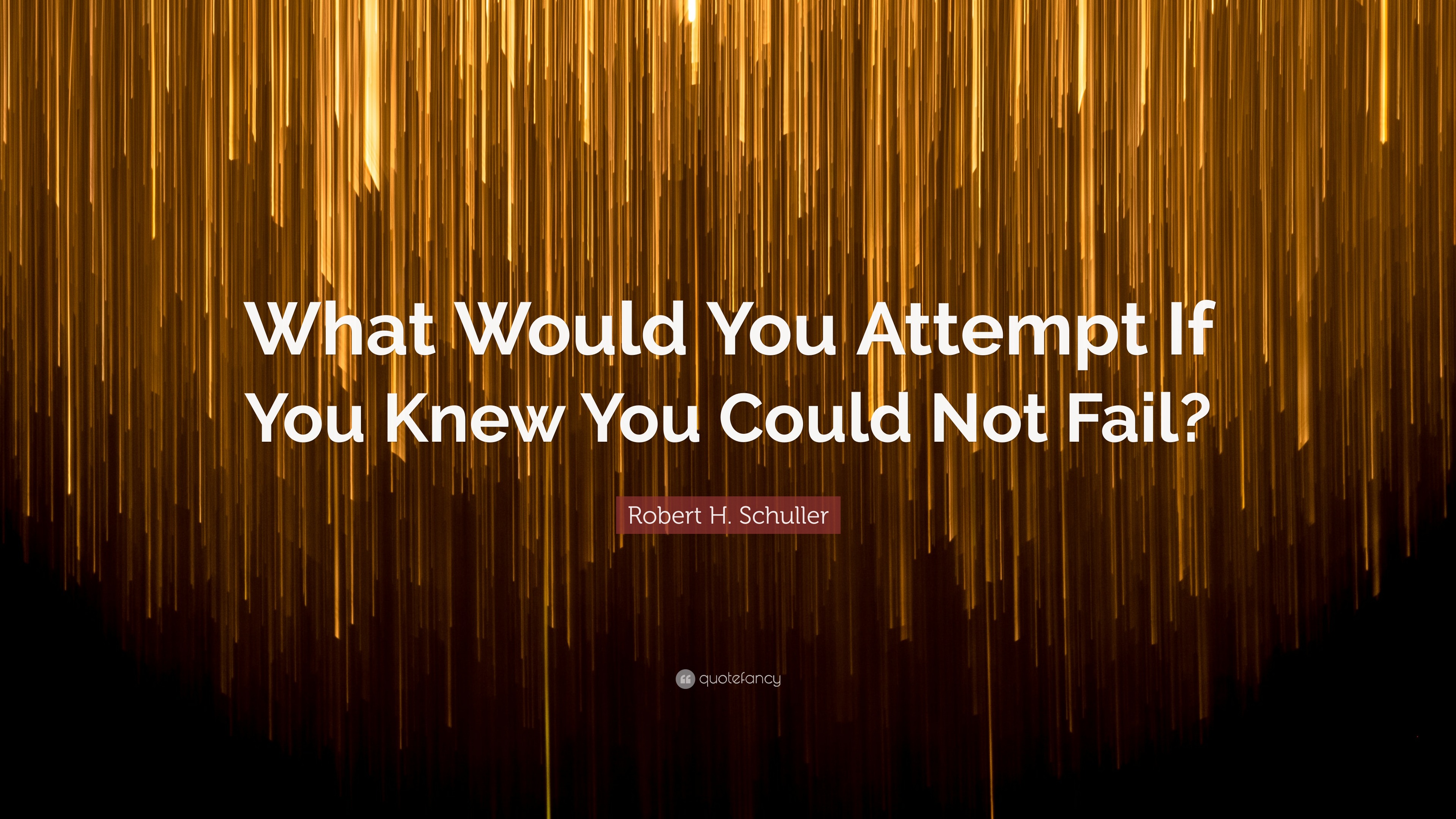 Robert H. Schuller Quote: “What Would You Attempt If You Knew You Could ...