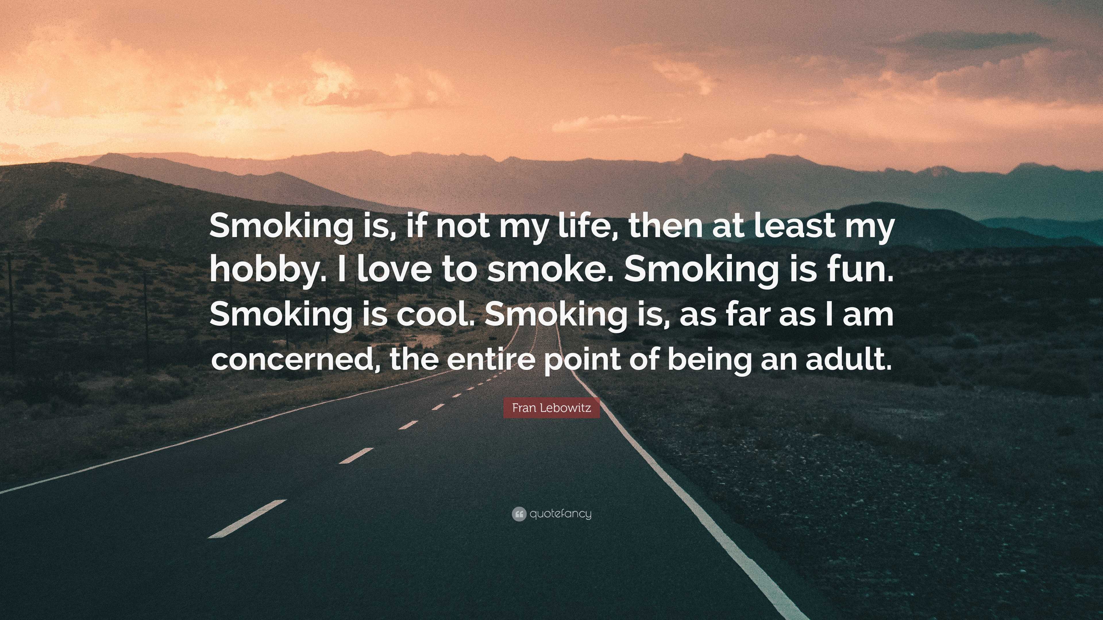 Smoking Swag Quotes Unpopular Opinion: Smoking Is NOT Cool! No Matter