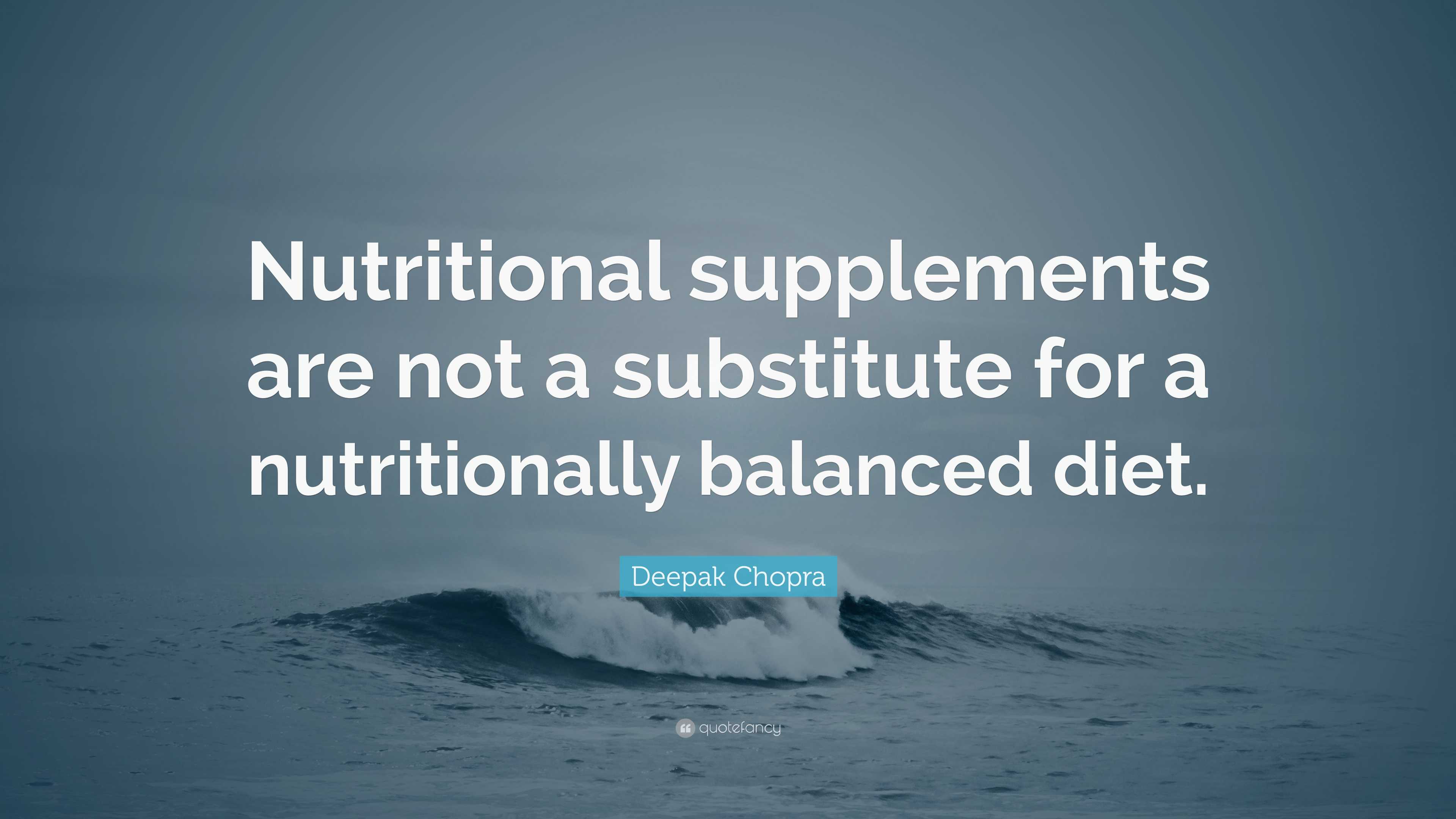 Nutritional Supplement Quotes