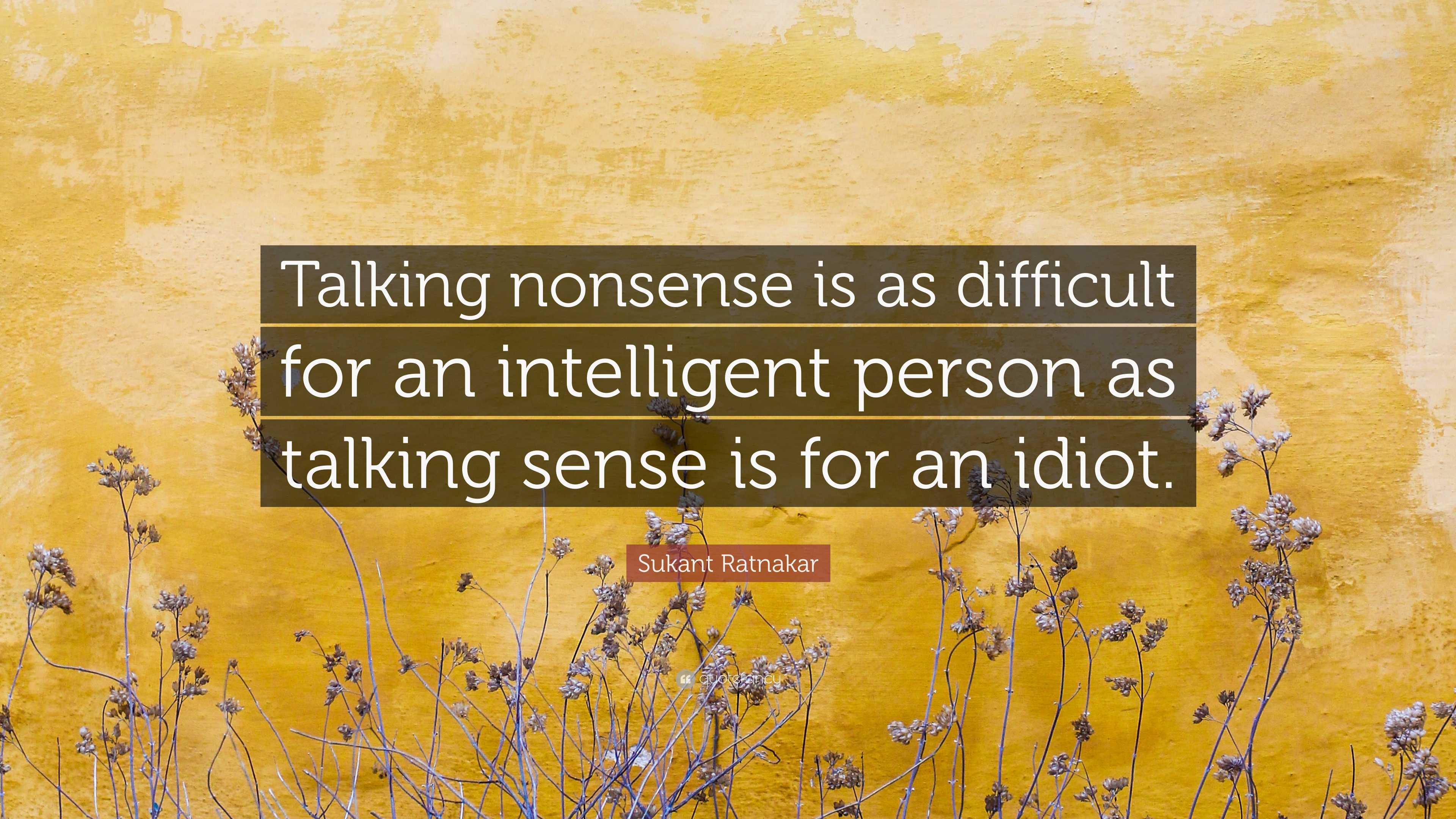 Confusing Nonsense Quotes