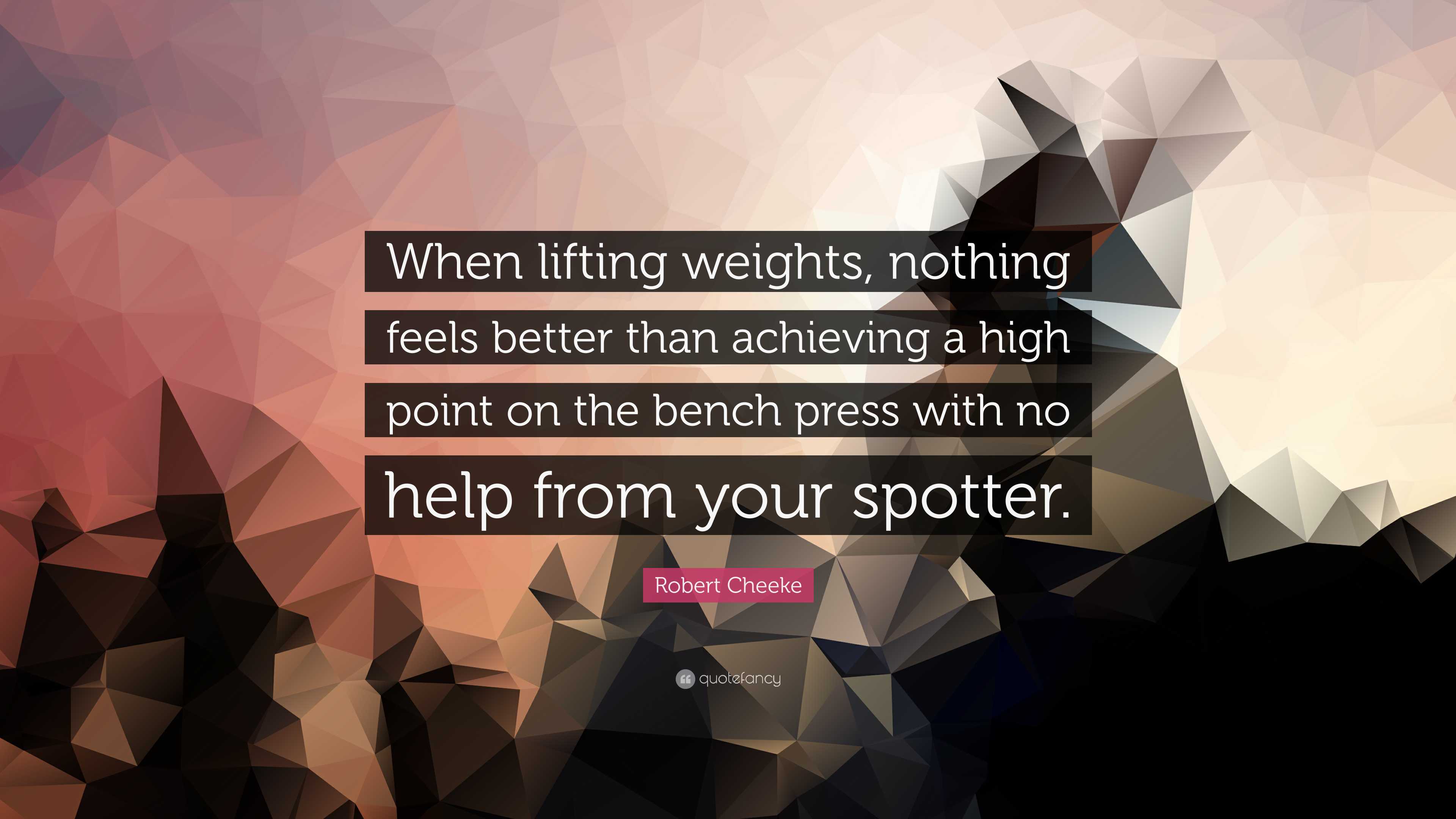 Robert Cheeke Quote: “When lifting weights, nothing feels better than ...