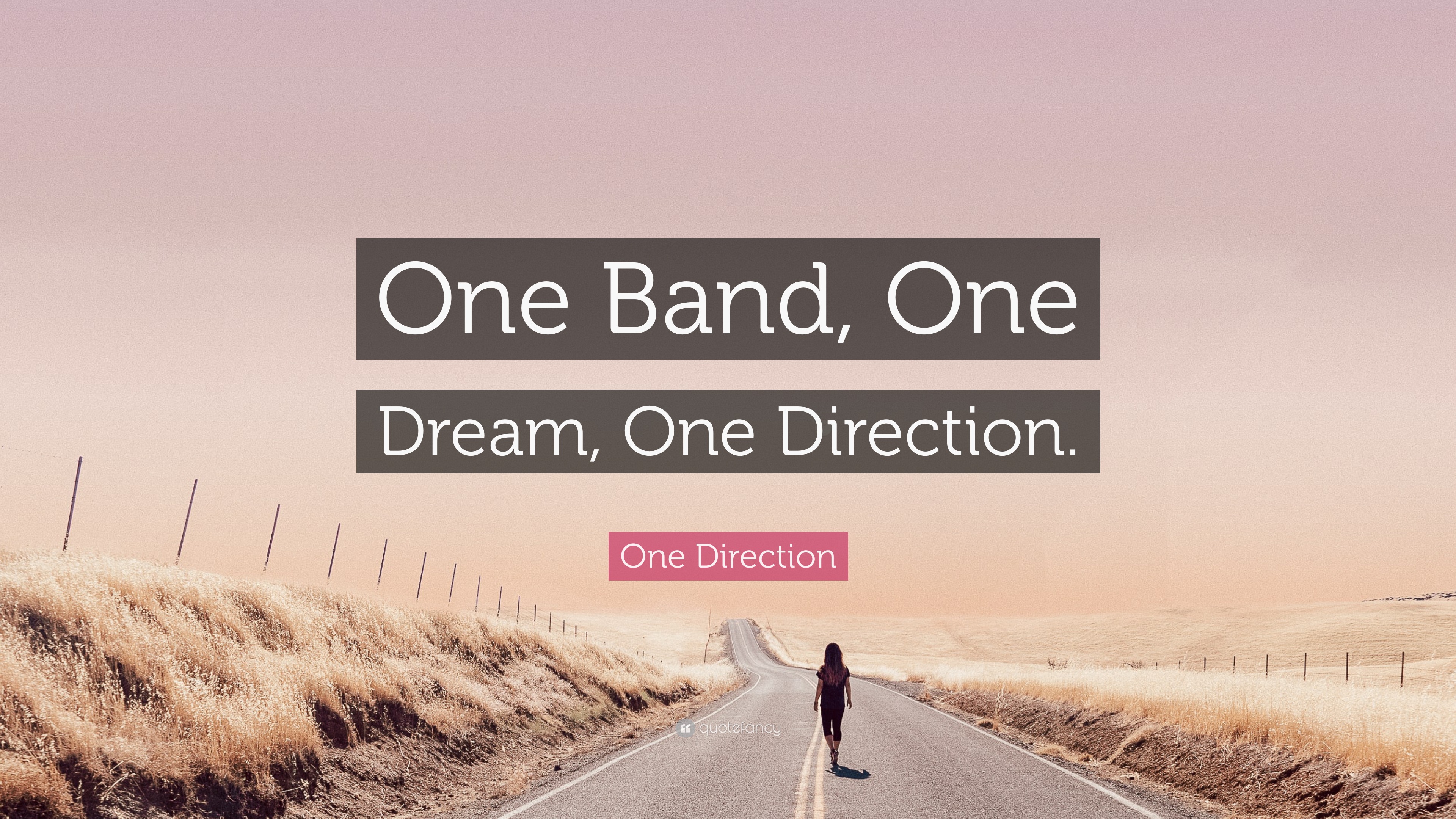 One Direction Quote: “One Band, One Dream, One Direction.”