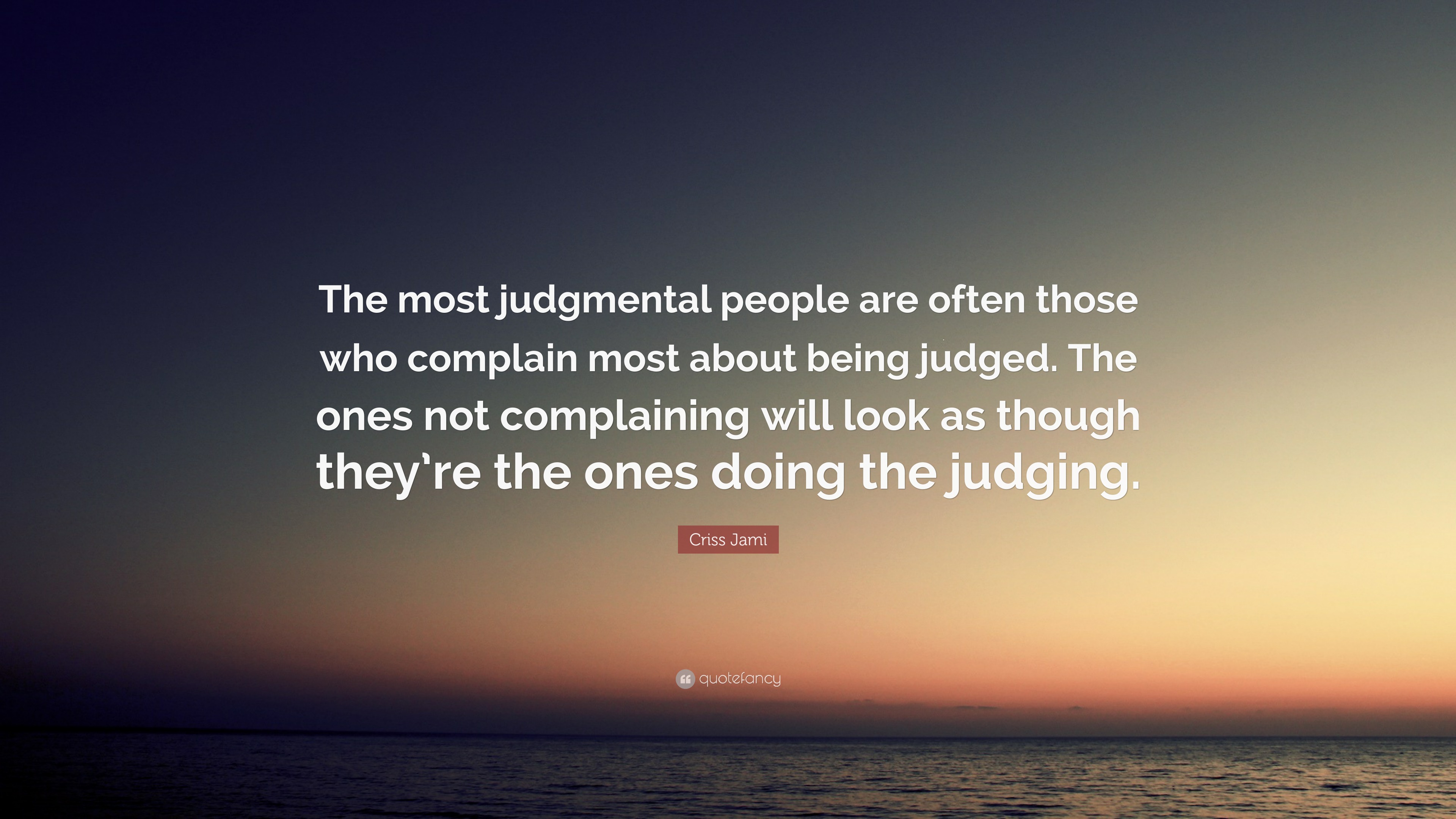 Judgmental People Are Insecure