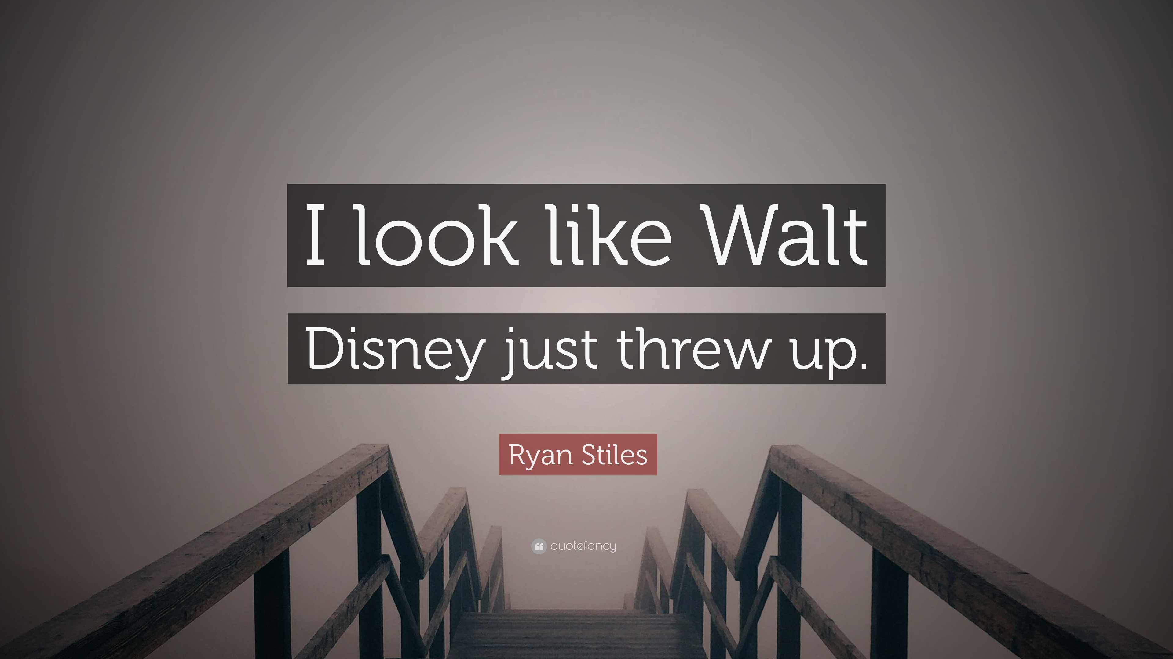 Ryan Stiles Quote: “I look like Walt Disney just threw up.”