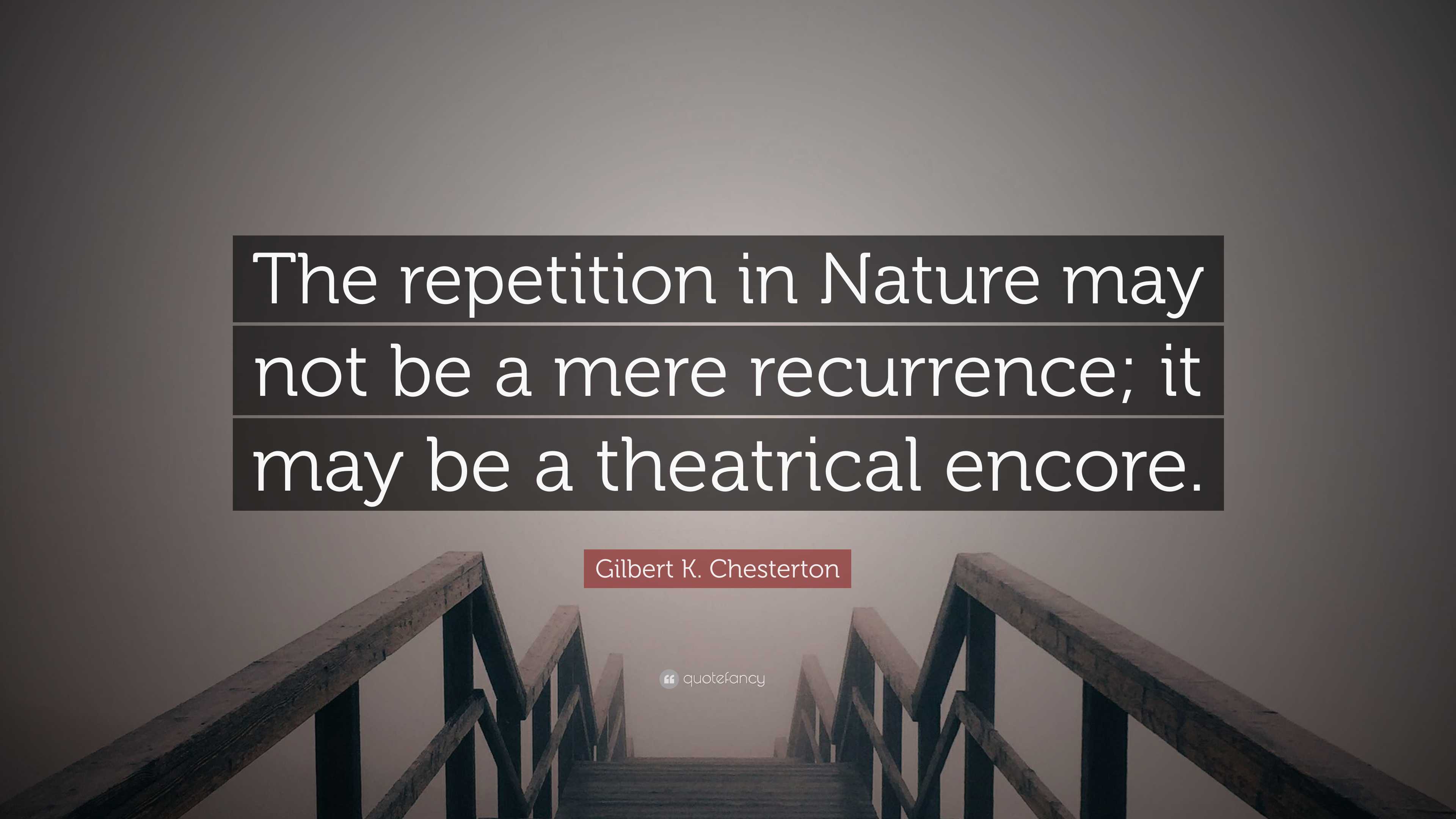 Repetition In Nature