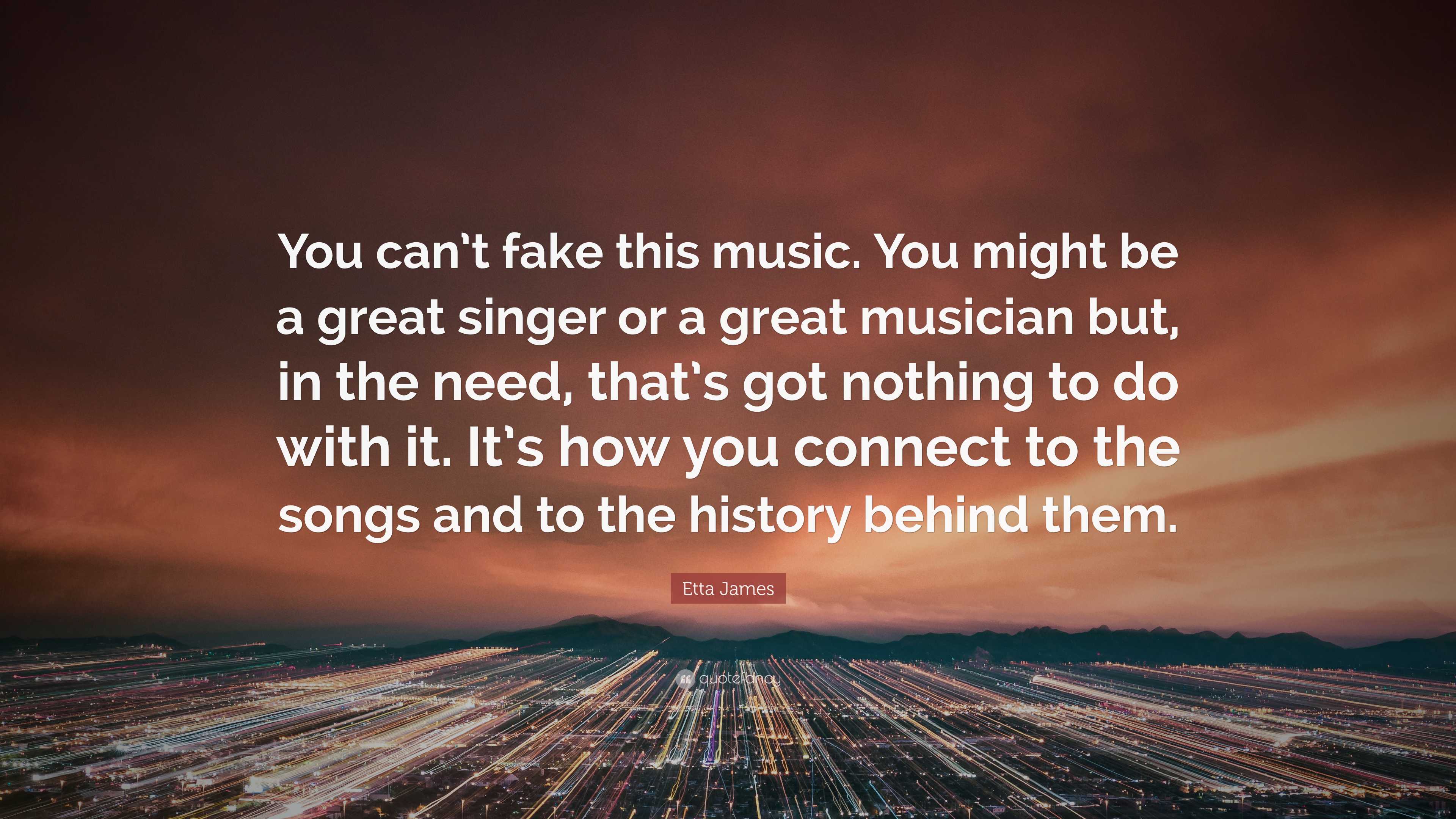 Fake Music Quotes