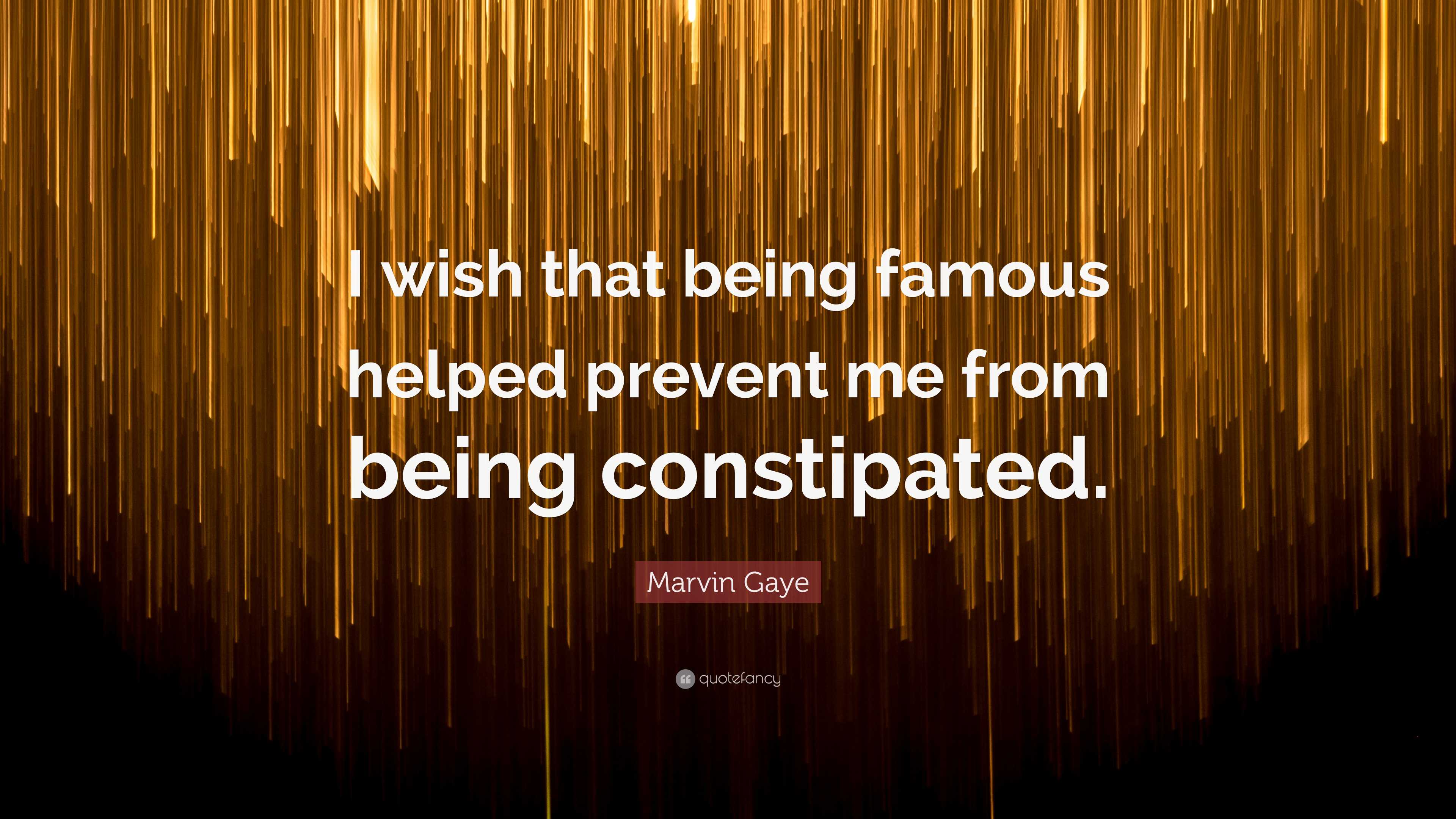 Marvin Gaye Quote: “I wish that being famous helped prevent me from ...