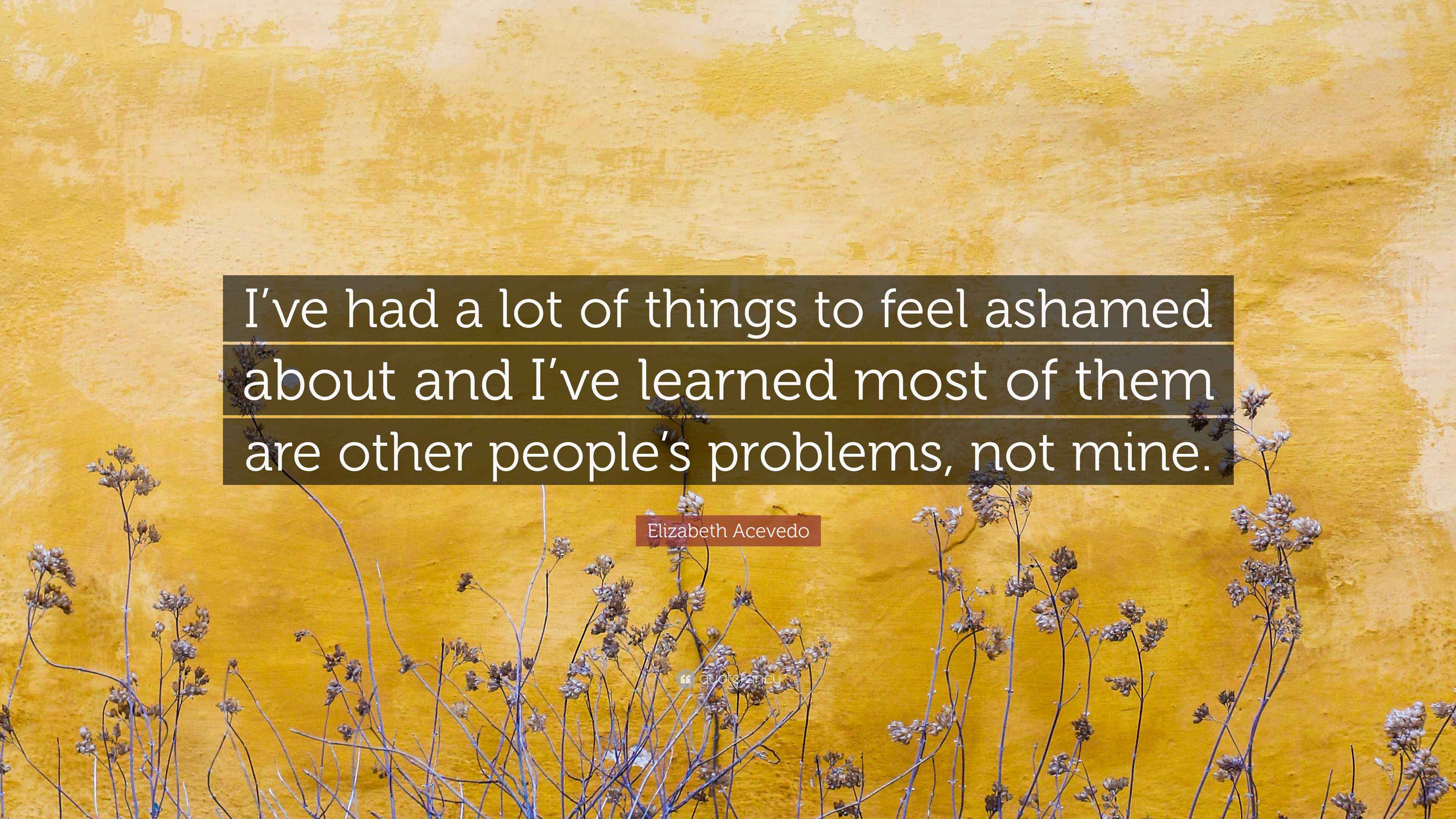 Elizabeth Acevedo Quote: “I’ve had a lot of things to feel ashamed ...