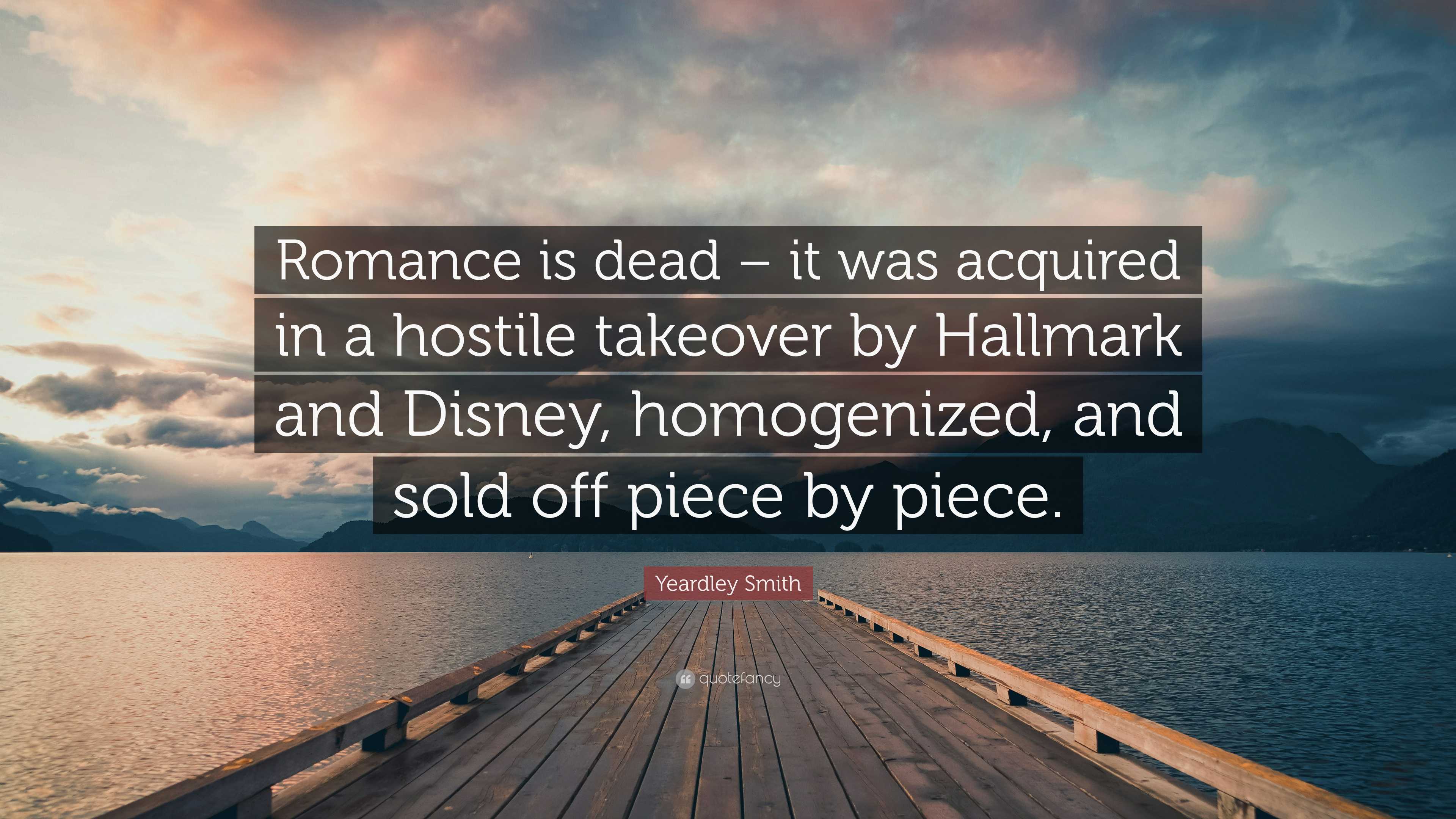 Romance Dead Quotes