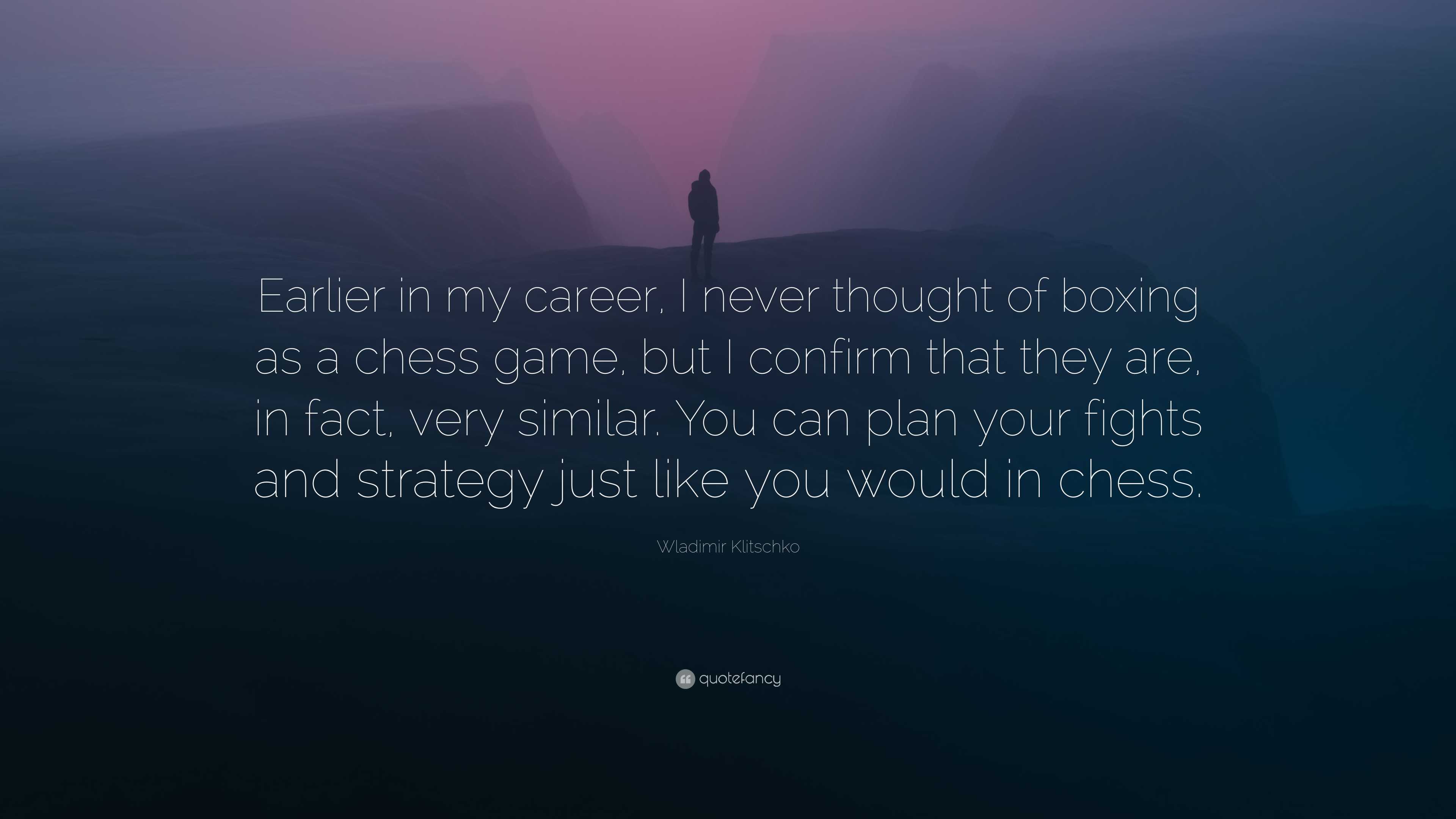 Wladimir Klitschko Quote: “Earlier in my career, I never thought of ...