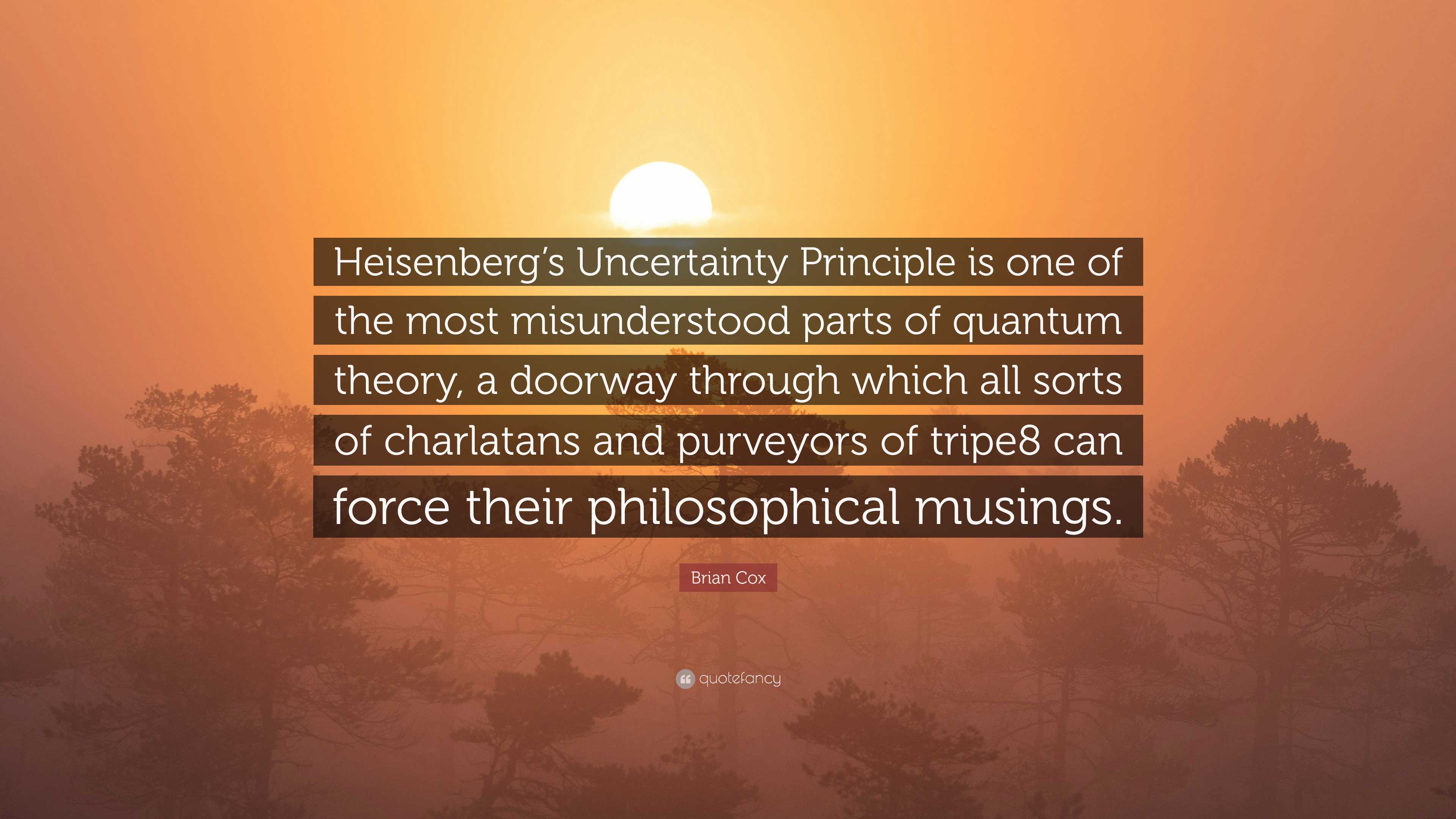 Uncertainty Principle Quotes Heisenberg Uncertainty Principle