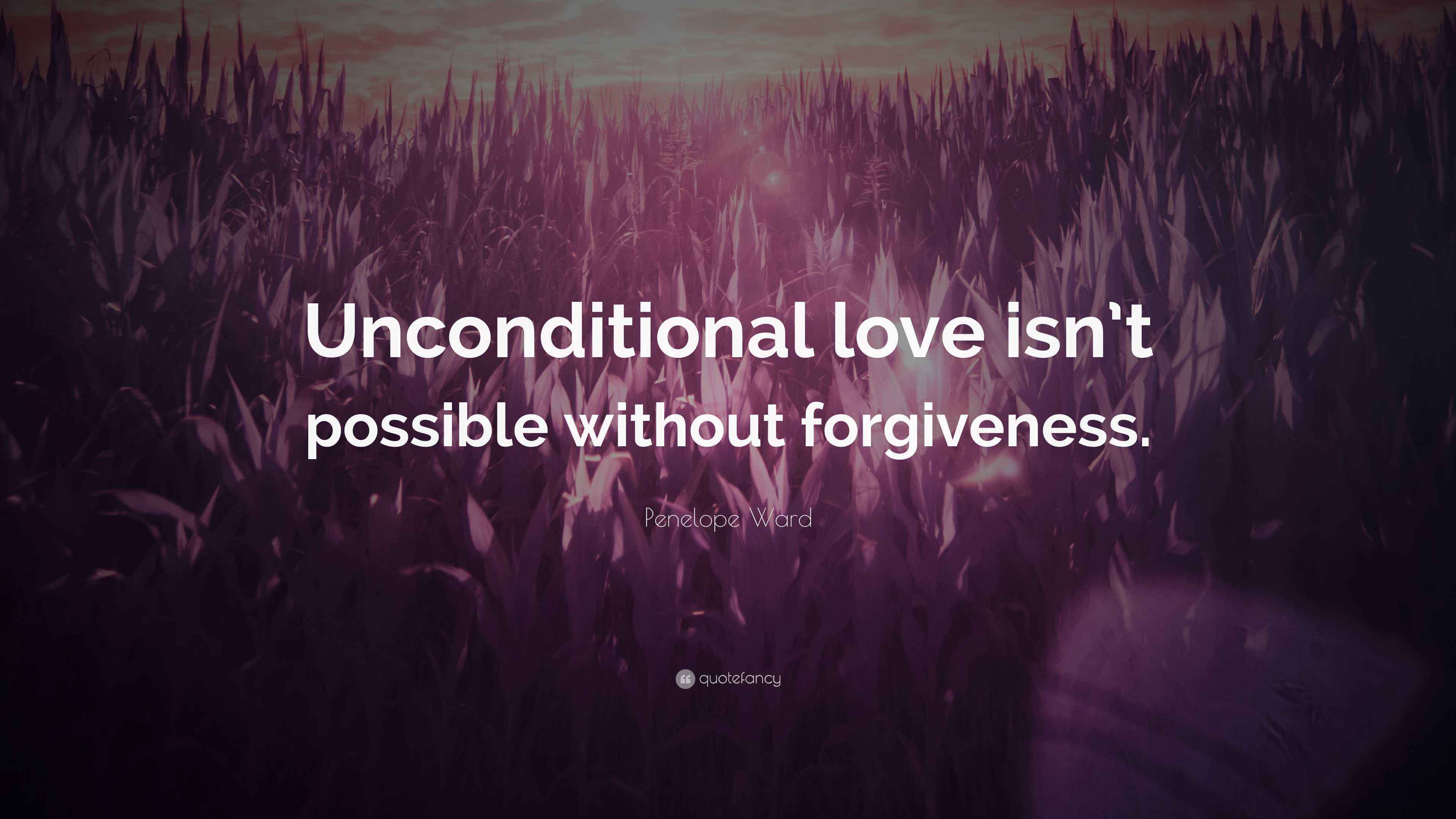 Penelope Ward Quote: “Unconditional love isn’t possible without ...