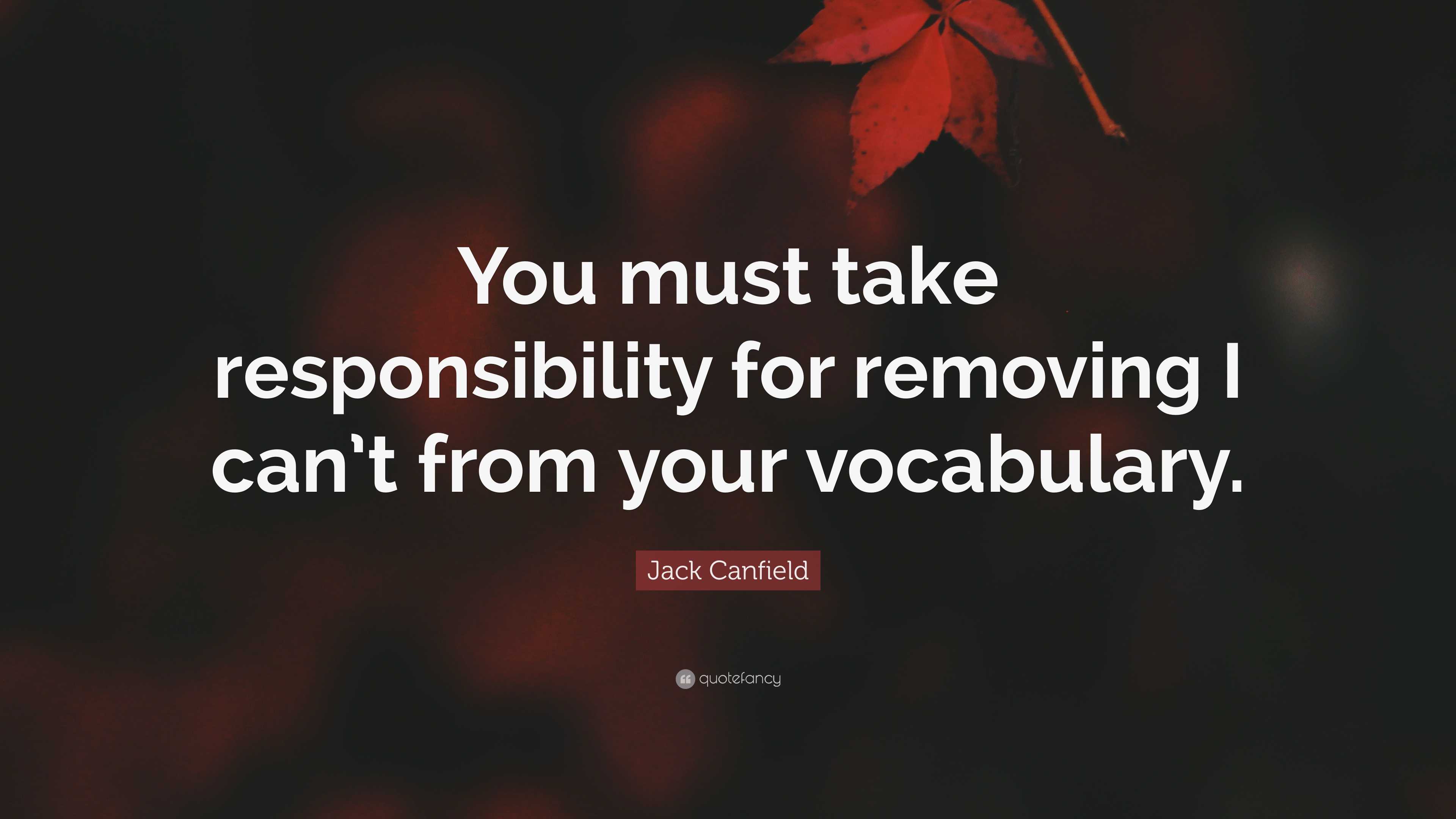 Take Responsibility Clue