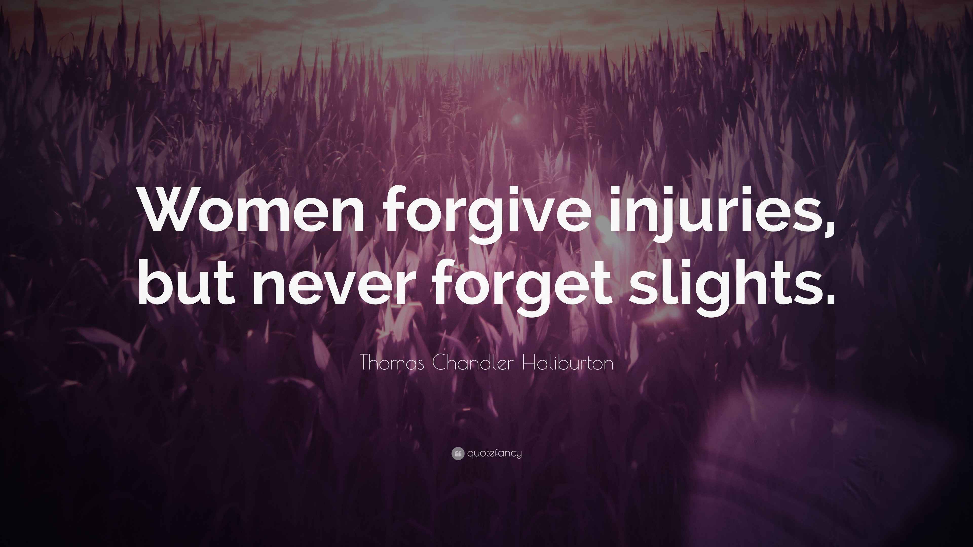 Forgive All Injuries