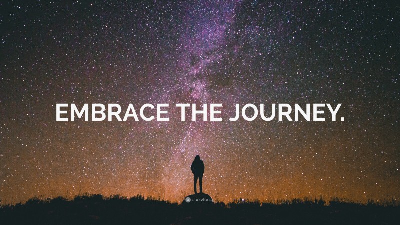 “EMBRACE THE JOURNEY.” Wallpaper by QuoteFancy